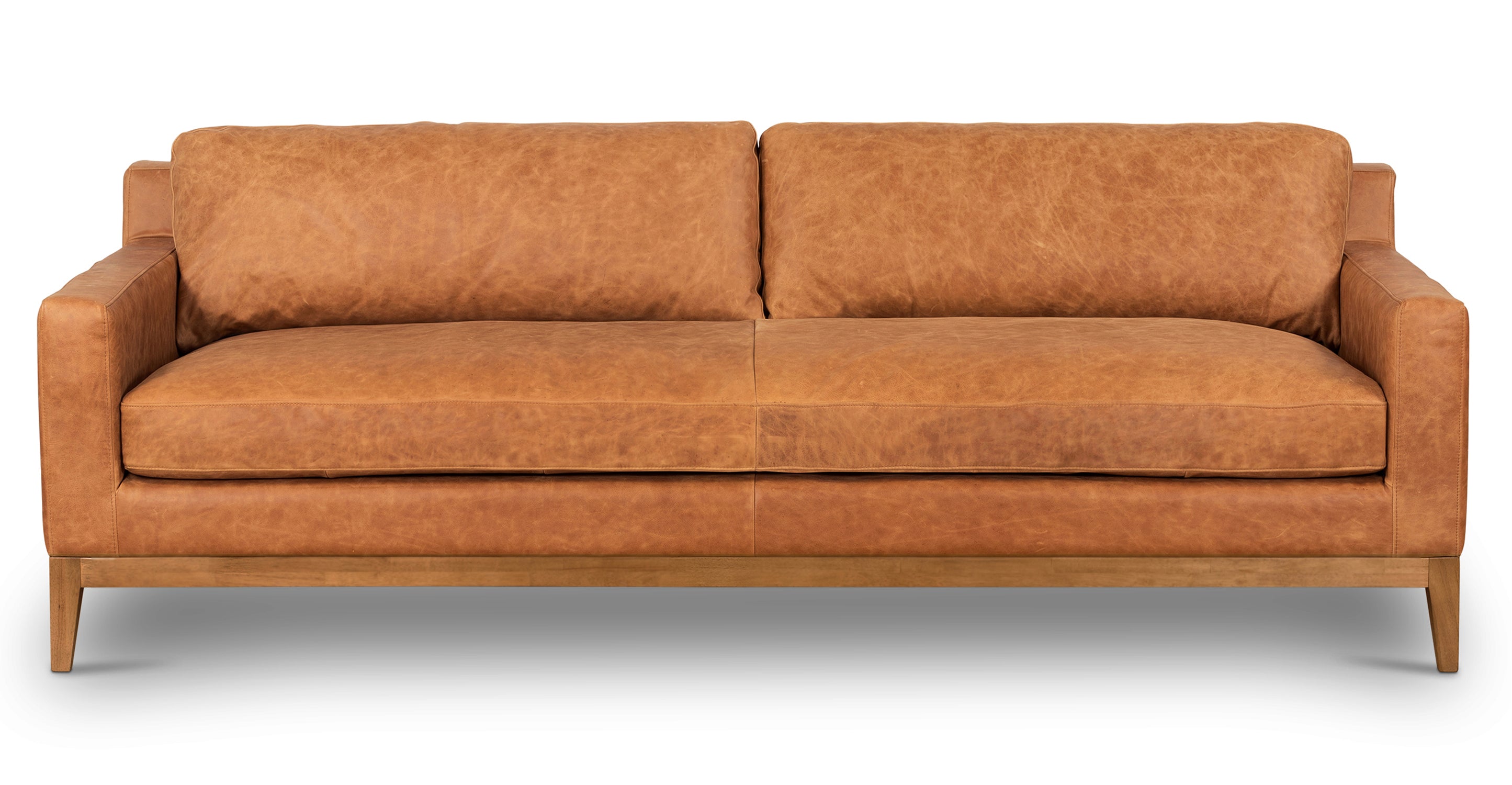 Leather Sofas & Couches | Poly & Bark